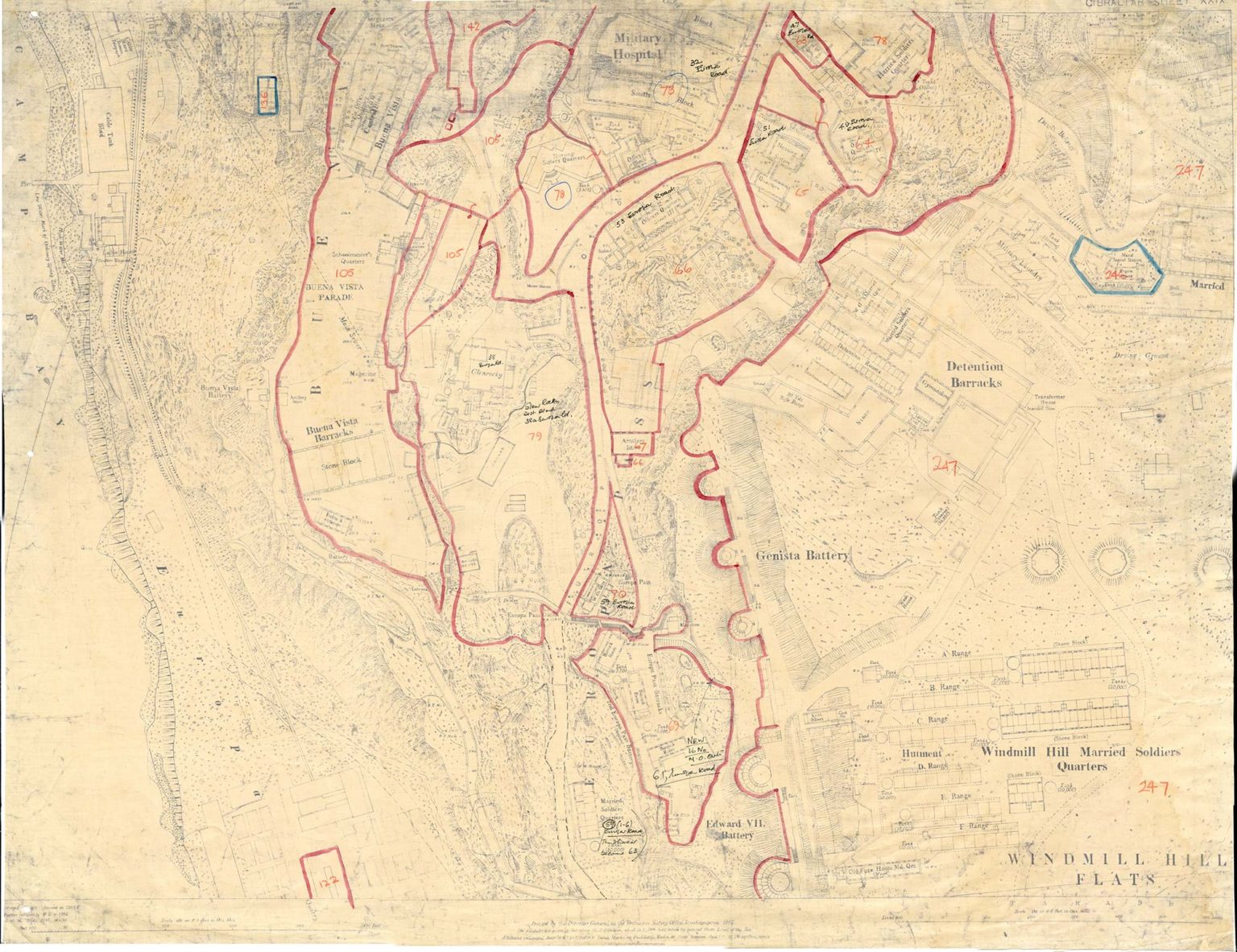 Map 2 Gibraltar Sheet 39 1941 Buffadero Training Area Windy – The ...